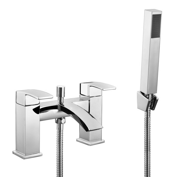 WhiteStone Sereena 2 Handle Deck Bath Shower Mixer Bath Filler with ...