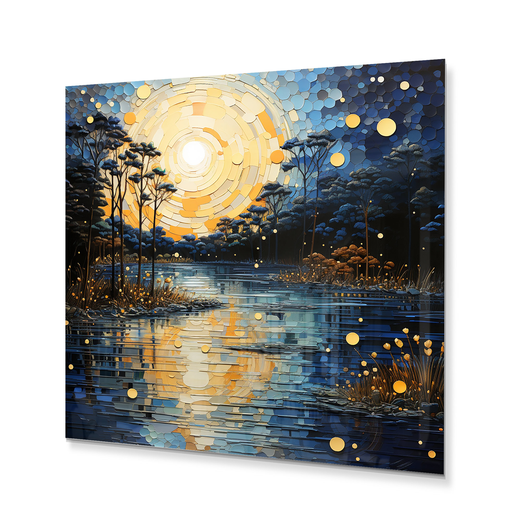 Winston Porter Blue River Reflections of Serenity III - Lakes & Rivers Metal Wall Art Prints ...