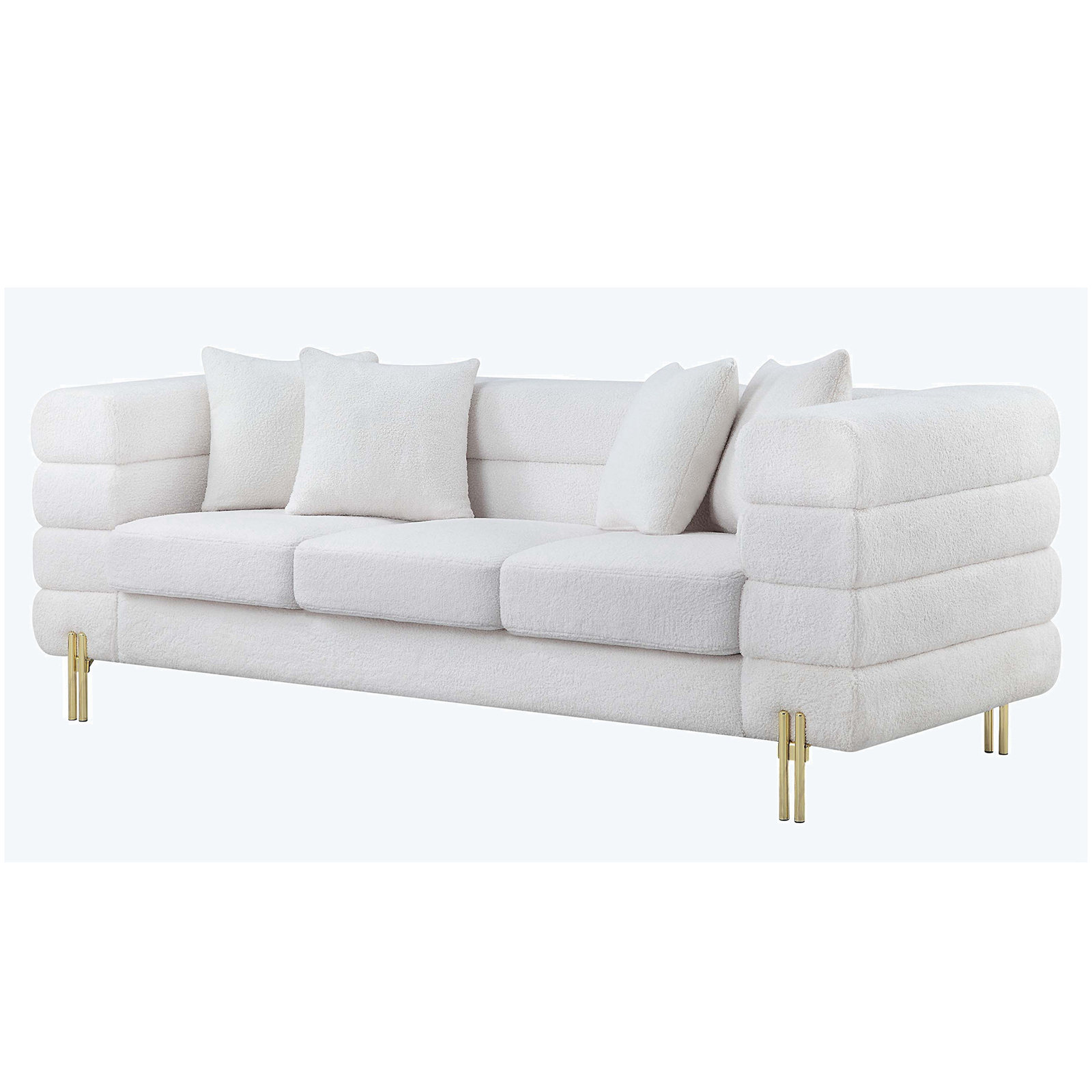 Everly Quinn Jacaleb 86'' Velvet Sofa | Wayfair