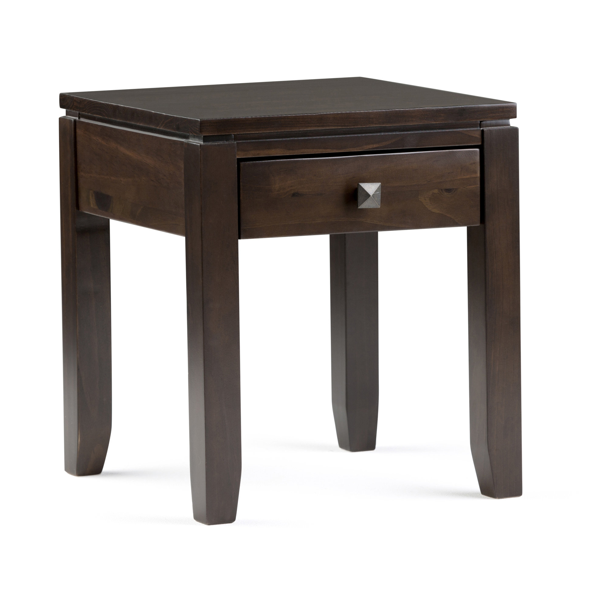 George Oliver Modern - End Table - Mahogany Brown | Wayfair