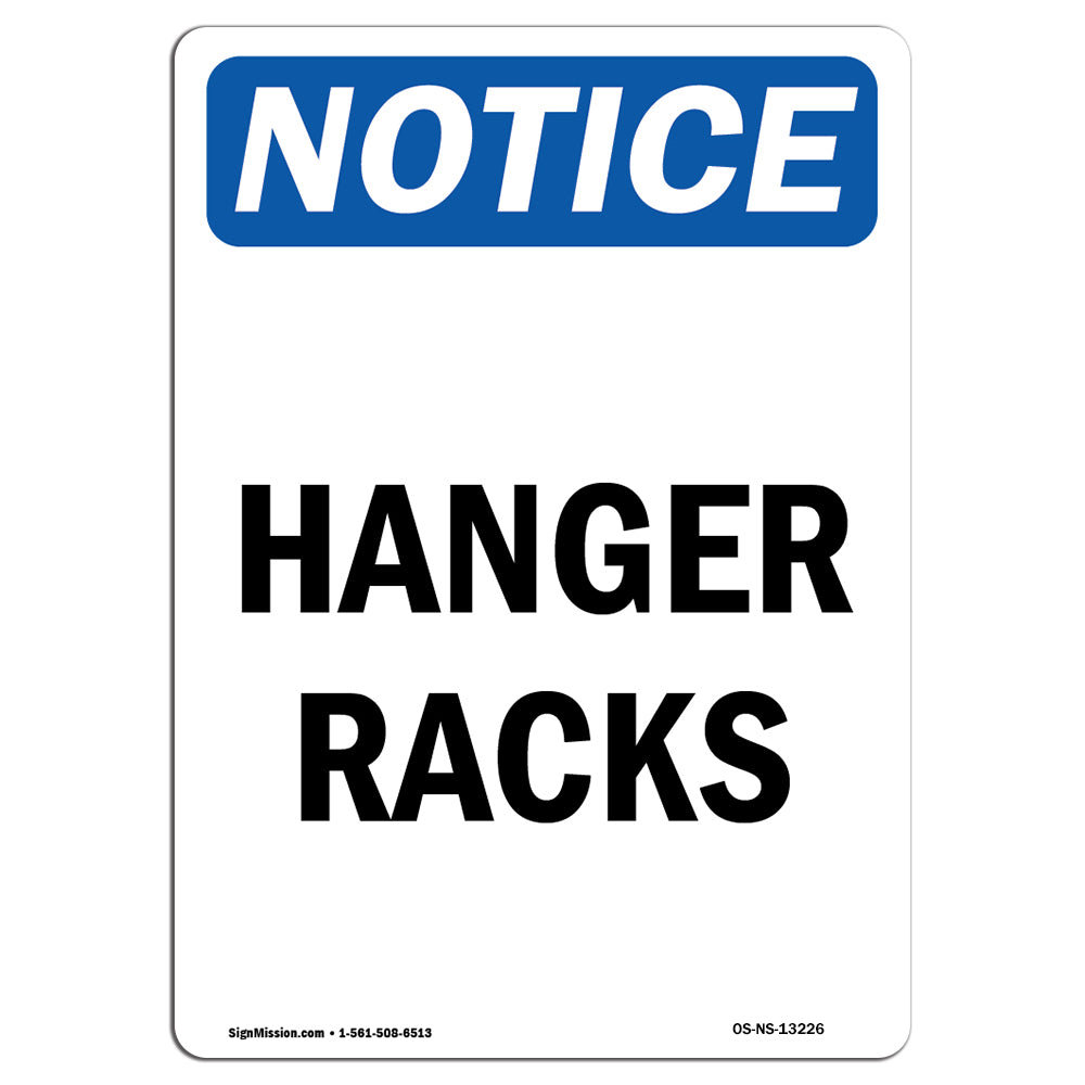 SignMission Hanger Racks Sign | Wayfair