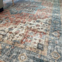 Dakota Fields Fitzrovia Washable Damask Indoor Rug & Reviews | Wayfair