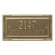 Whitehall Products Gardengate Personalized Grande 2-Line Wall Address ...