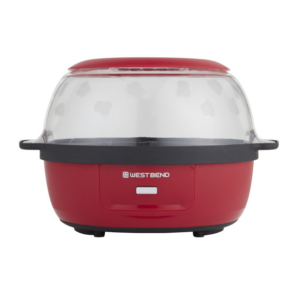 West Bend Stir Crazy 6 Qt. Popcorn Machine, In Red & Reviews | Wayfair