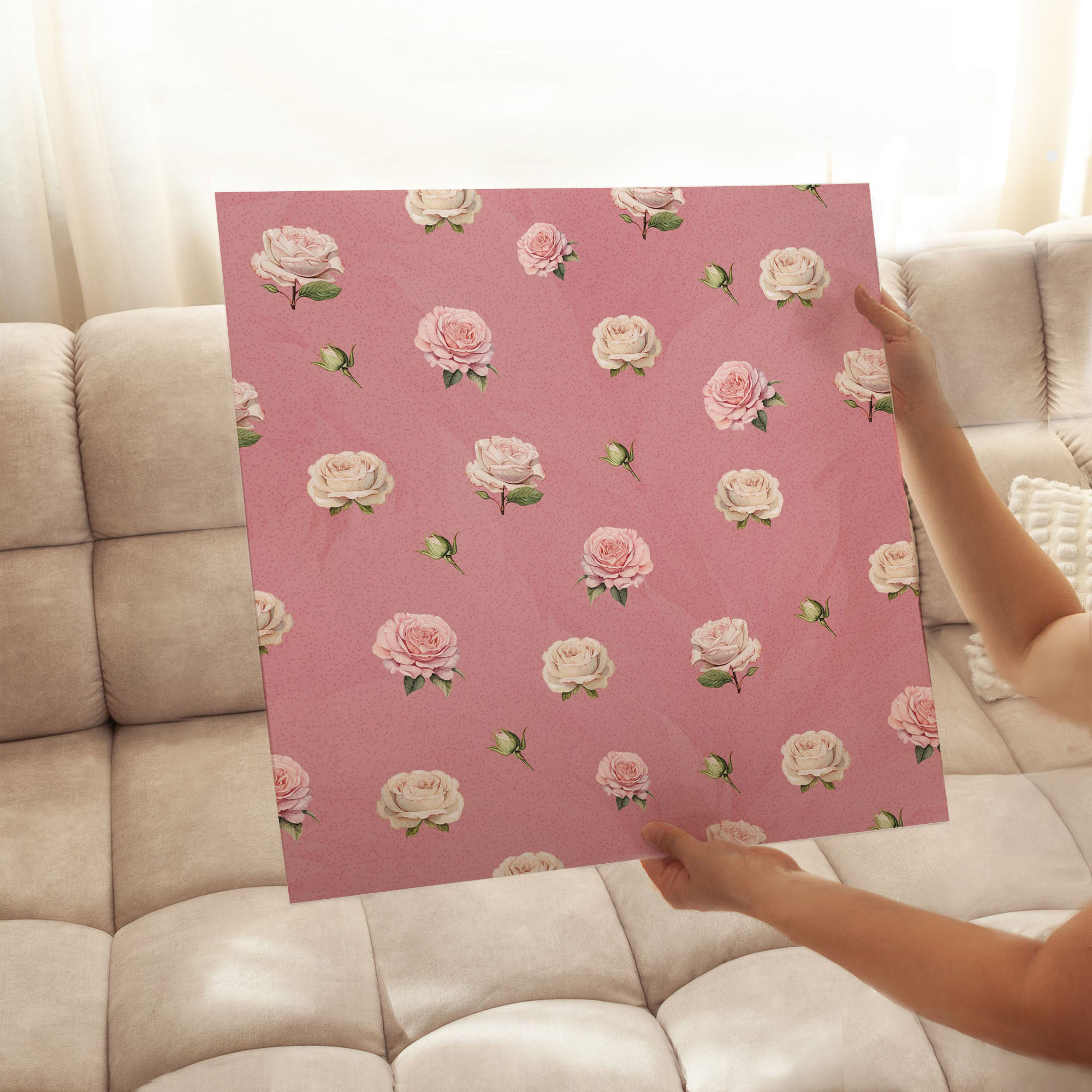 Winston Porter Floral Shabby Chic Flower Pattern XVII Shabby Chic ...