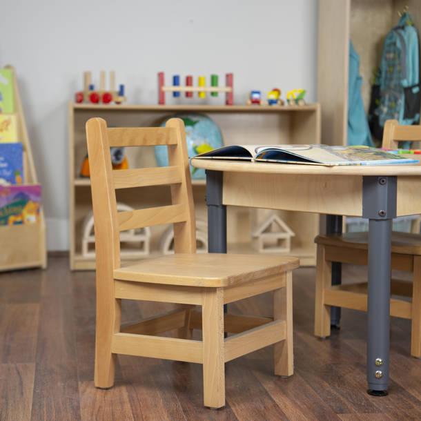 Wood Designs Hardwood Birch Tables Solid Wood Adjustable Rectangle 4 ...