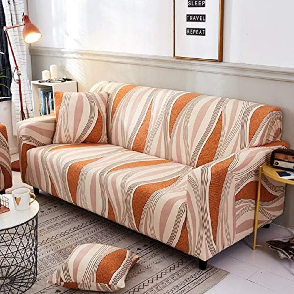 Cozy Oasis Printed Couch Cover Stretch Sofa Covers Patterned Sofas ...
