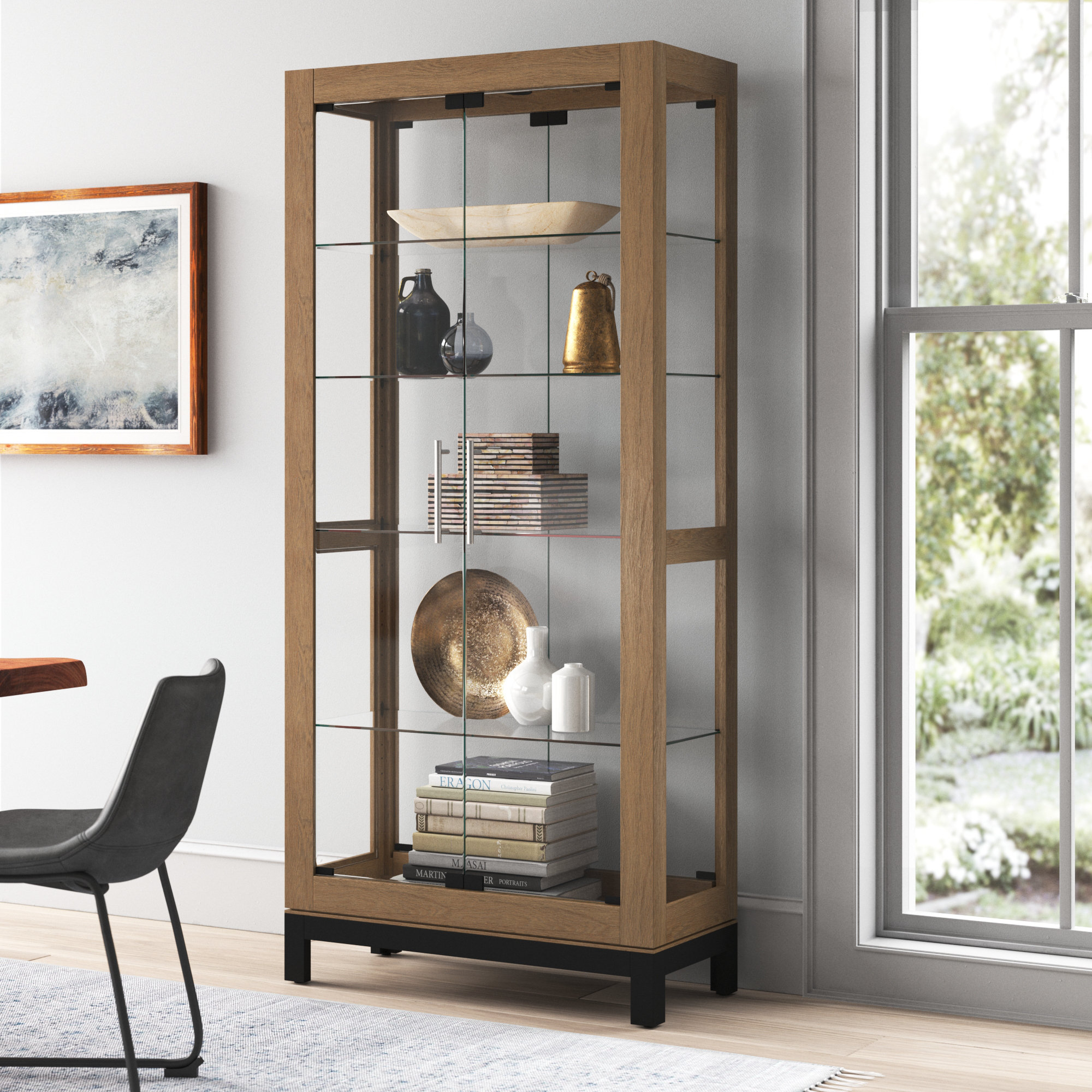 Williston Forge Vitrine lumineuse Kavita et avis - Wayfair Canada