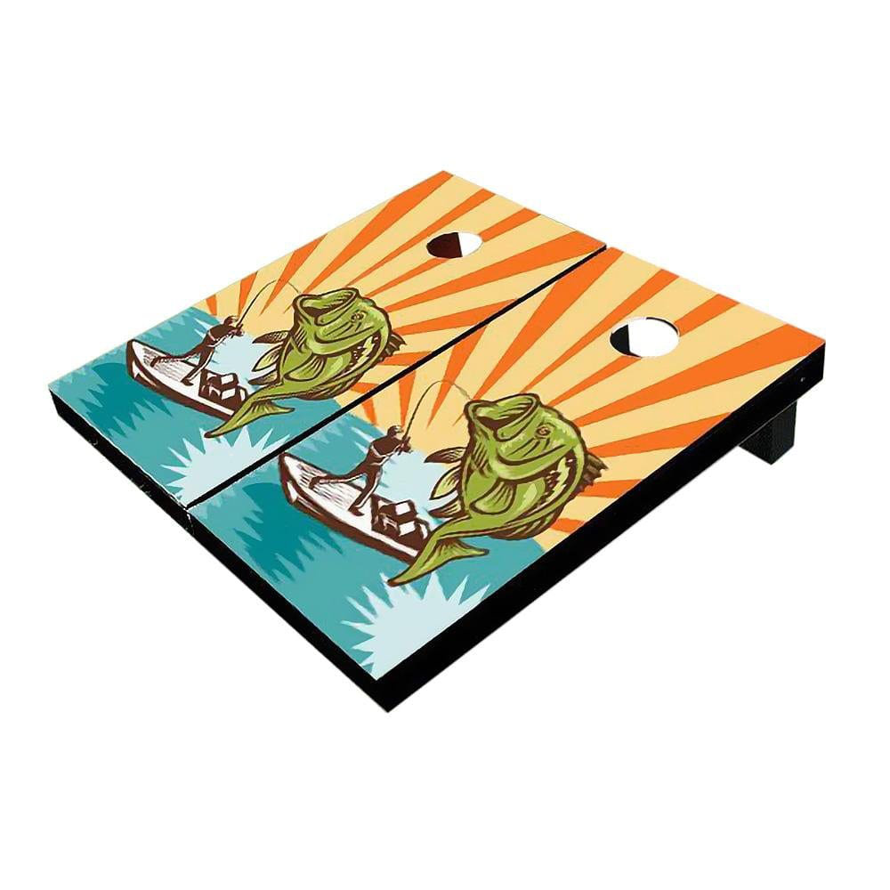 Skip's Garage 2' X 3' Reeling The Big One Cornhole Boards - Wayfair Canada