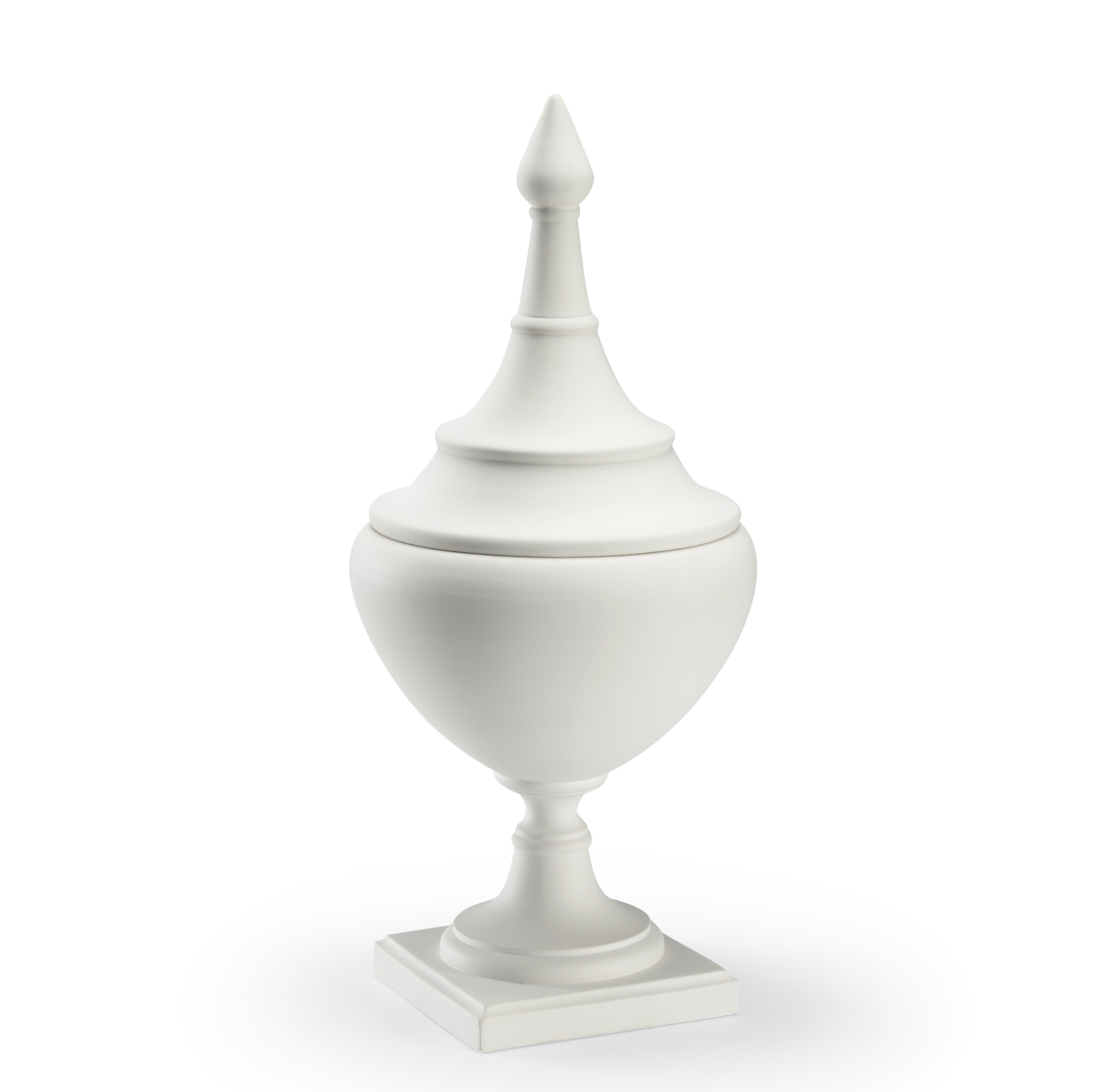 Chelsea House White 26" Ceramic Jar | Wayfair