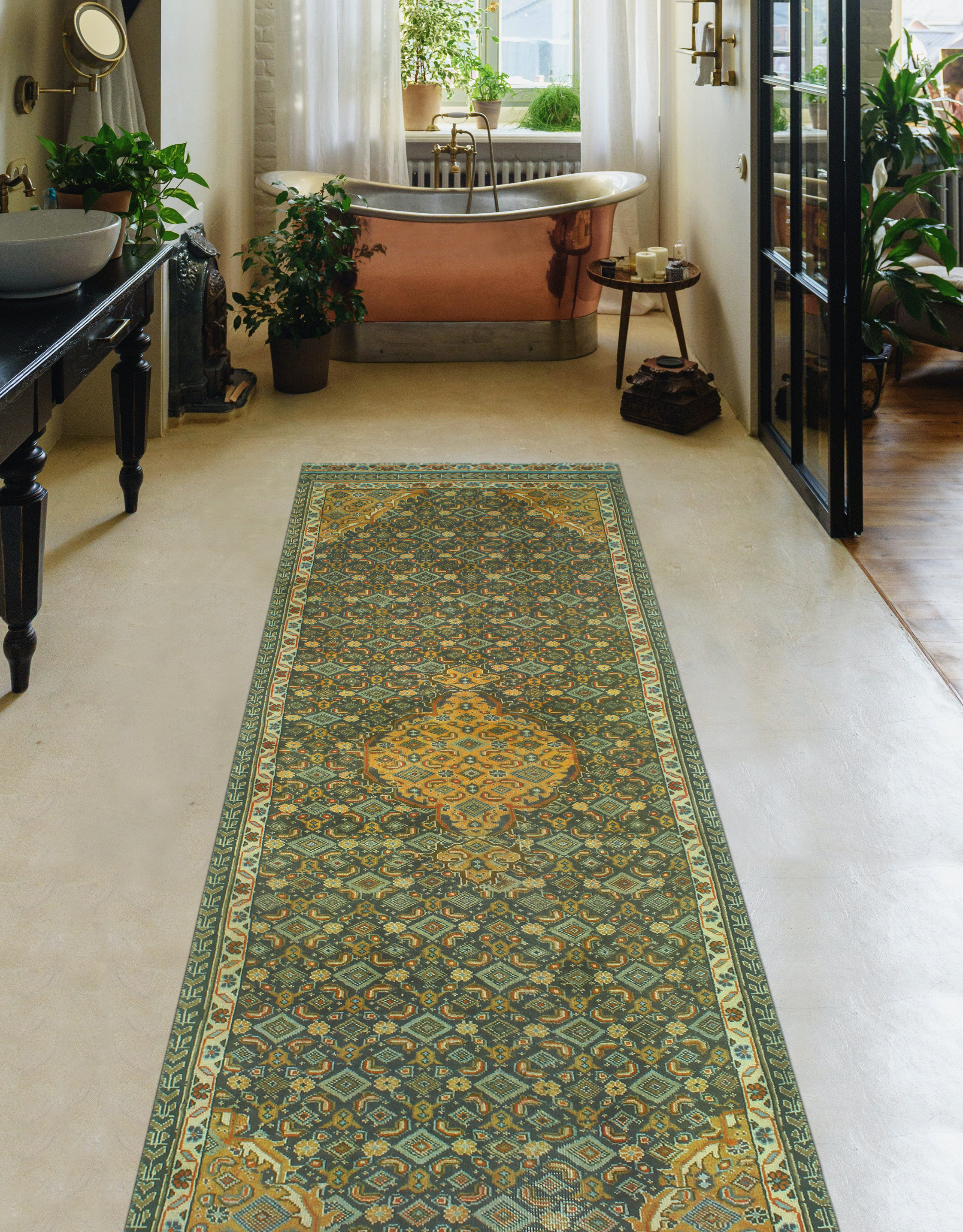 Isabelline Doralia One-of-a-Kind 3'1" X 8'8" 2022 Runner Wool Area Rug ...