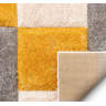 Wade Logan® Cobina Escondido Yellow Modern Geometric 3D Textured Shag ...