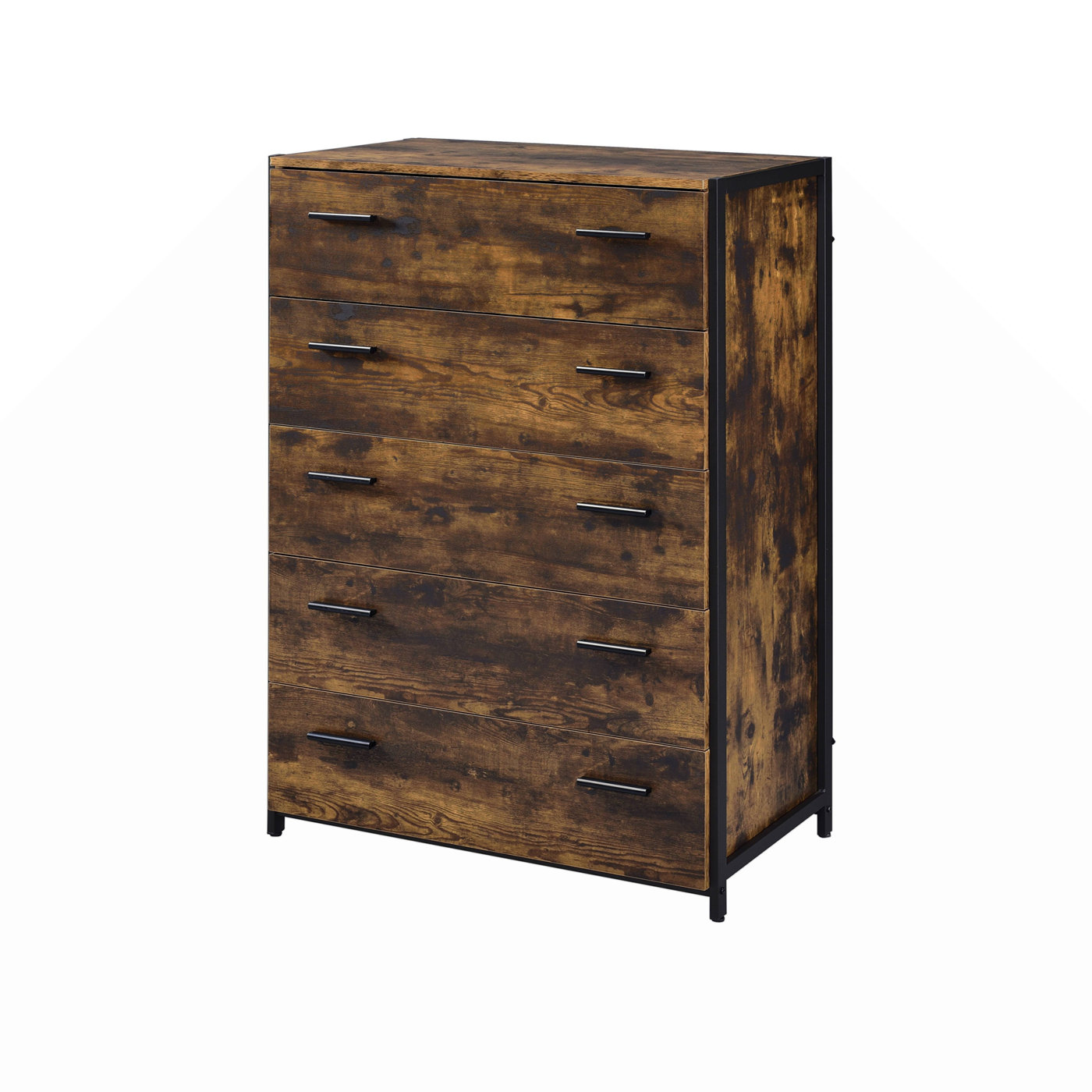 Loon Peak® Juvanth Rustic & Black Finish Chest | Wayfair