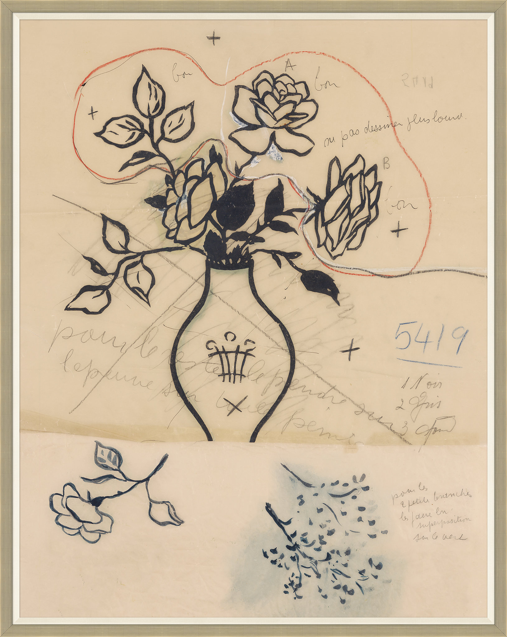 Soicher Marin Tres Roses by Paule Marrot - Print | Perigold