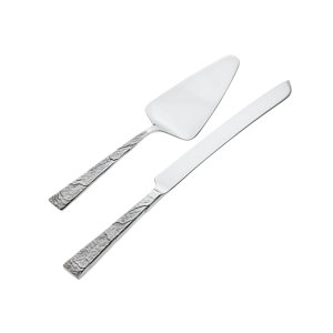 Godinger Silver Art Co Slate 18/10 Stainless Steel Cake Server Set ...