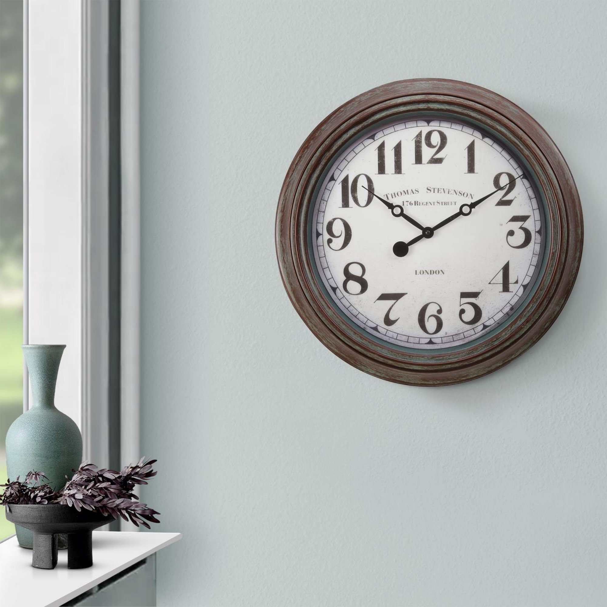 August Grove® 20" Round Wall Clock | Wayfair