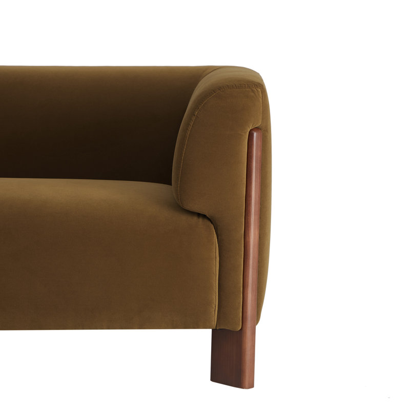 AllModern Wanetta 88'' Upholstered Sofa With Solid Wood Leg & Reviews ...