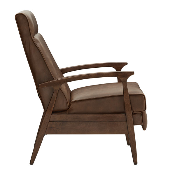 Wade Logan® Amidala Vegan Leather Recliner & Reviews | Wayfair