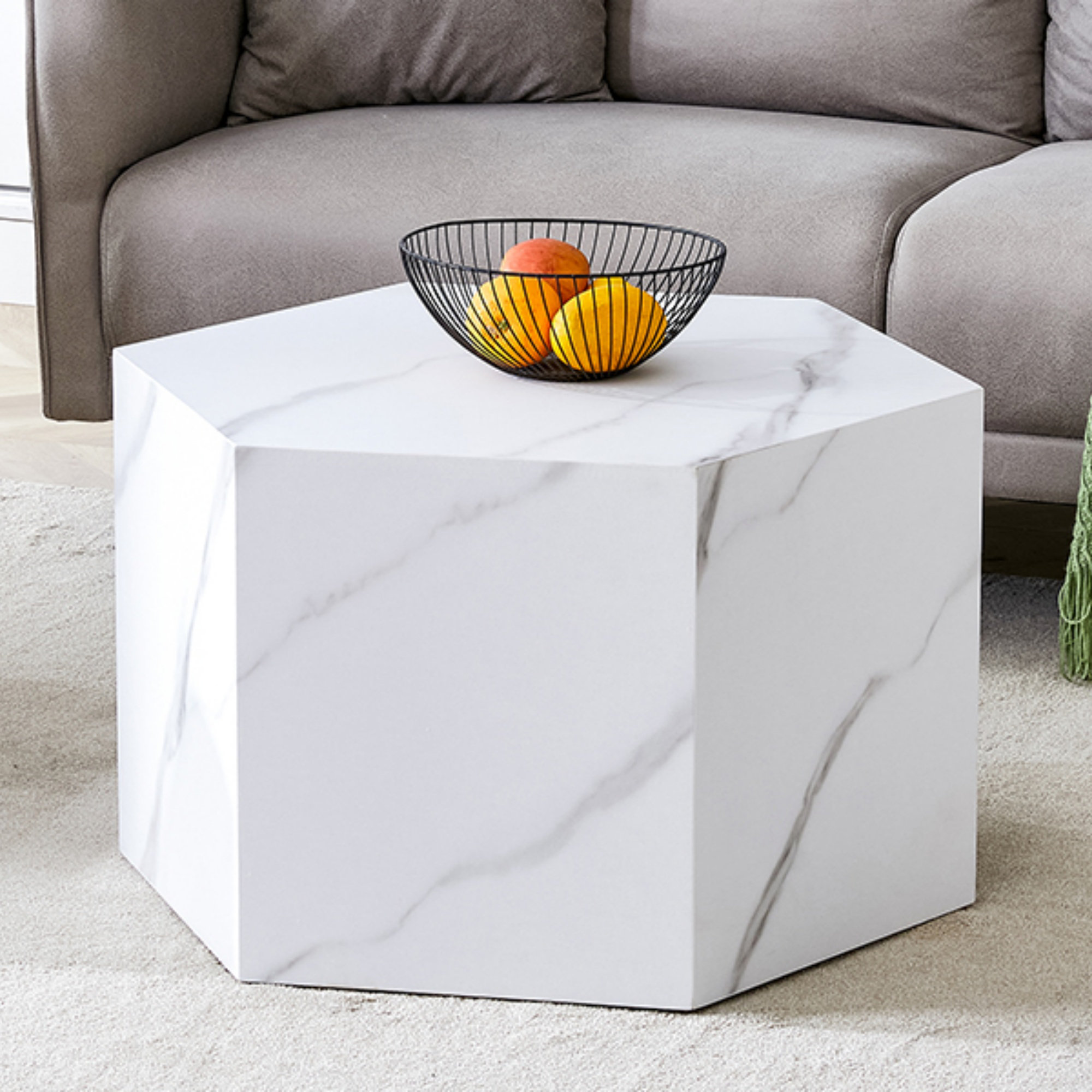 Wrought Studio Modern MDF Coffee Table, With Complex Texture Patterns ...