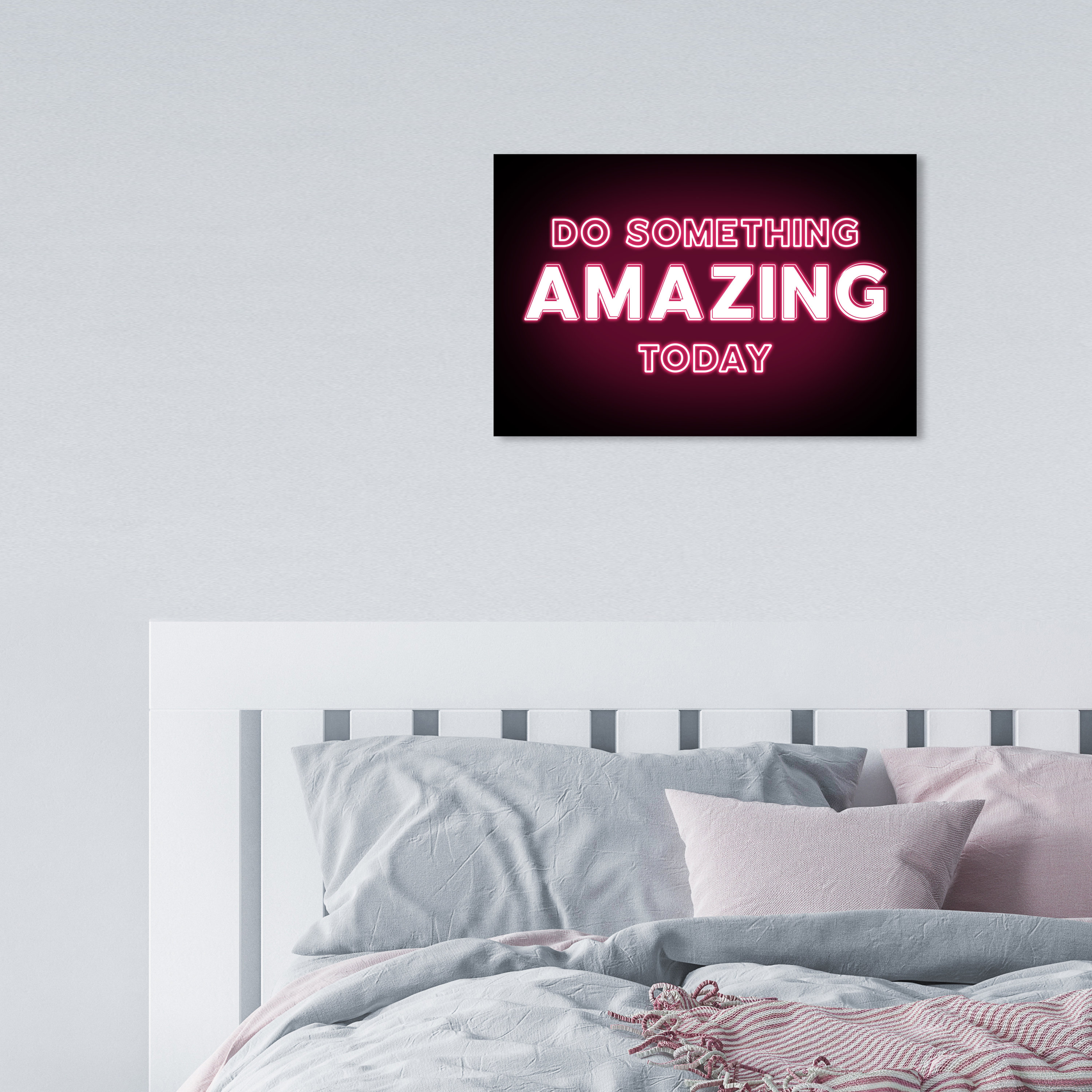 Oliver Gal Prints Typography and Quotes Something Amazing Neon ...