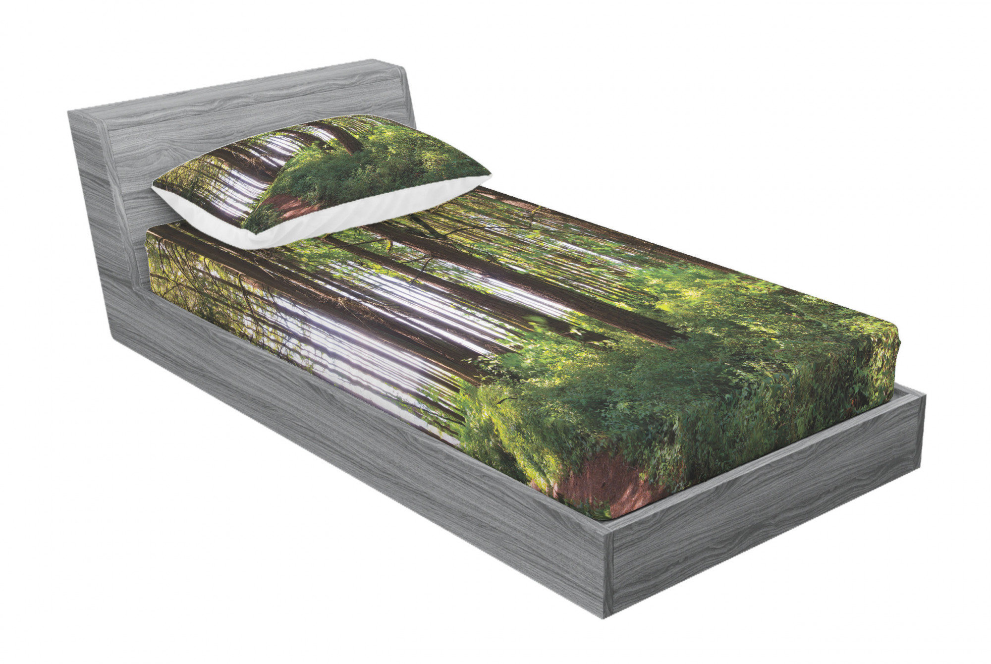 Ambesonne Forest Sheet Set | Wayfair