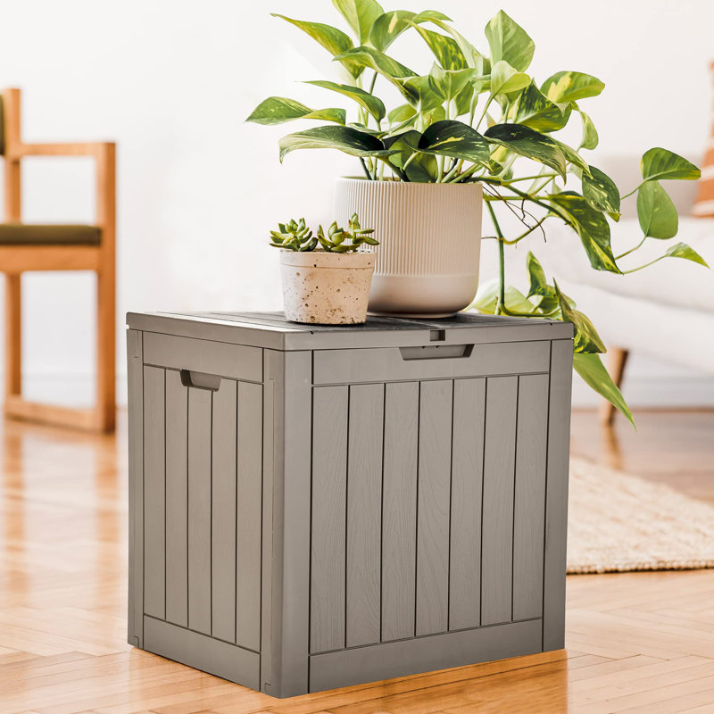 KIKLOG Lockable 31 - Gallon Resin Box - Waterproof for Pool & Tools ...