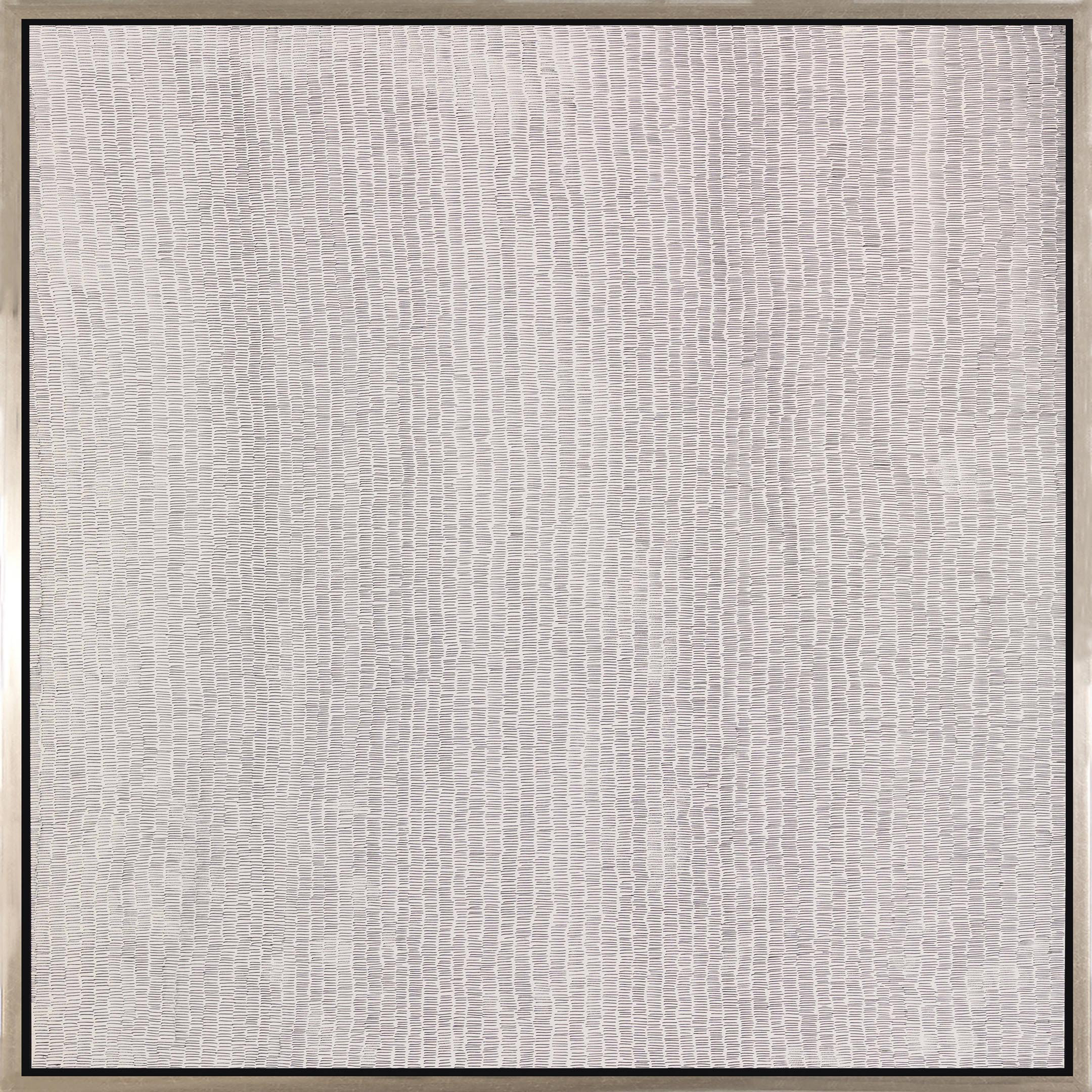 CHC Art, Inc. Repetition in Black with Hash Marks - Floater Frame ...