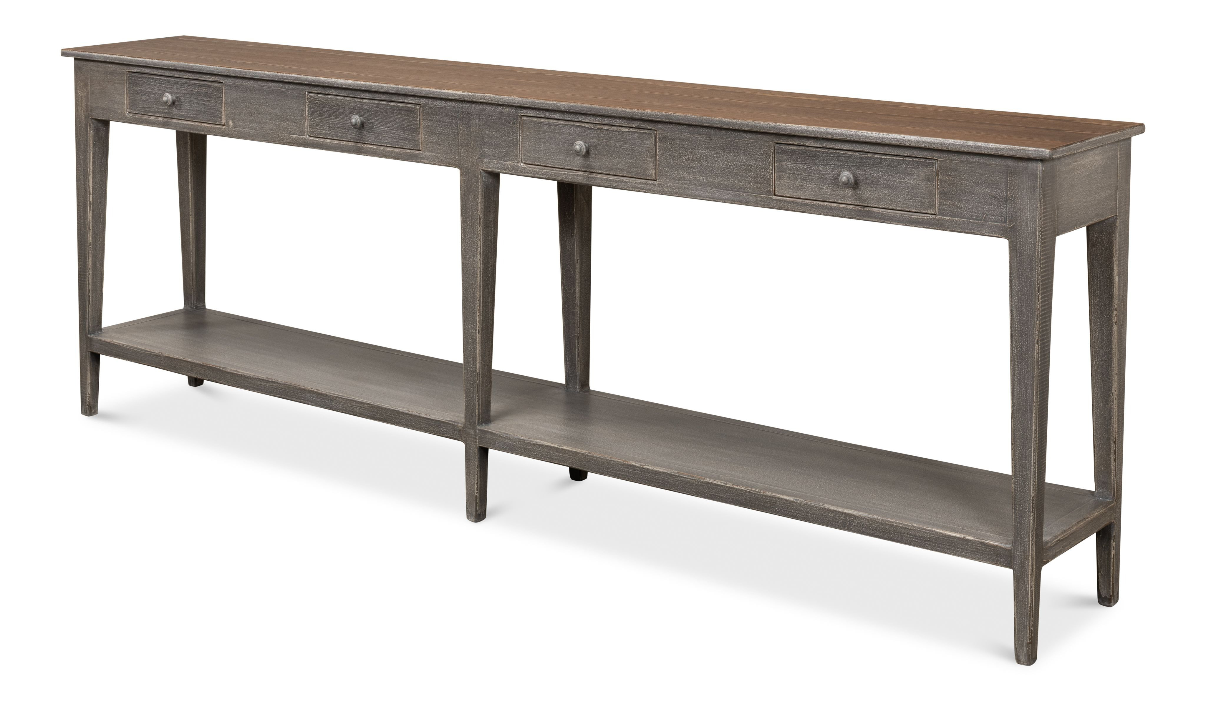 Rosalind Wheeler Astrid 98" Solid Wood Console Table - Wayfair Canada