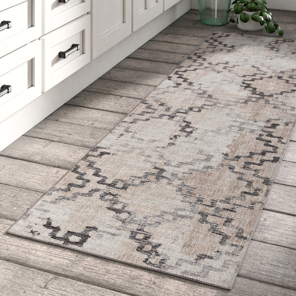 The Twillery Co.® Kerwin Geometric Beige/Grey Area Rug & Reviews | Wayfair