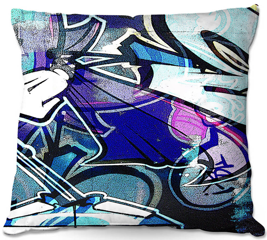 DiaNoche Designs Couch Graffiti 13 Square Pillow Cover and Insert | Wayfair