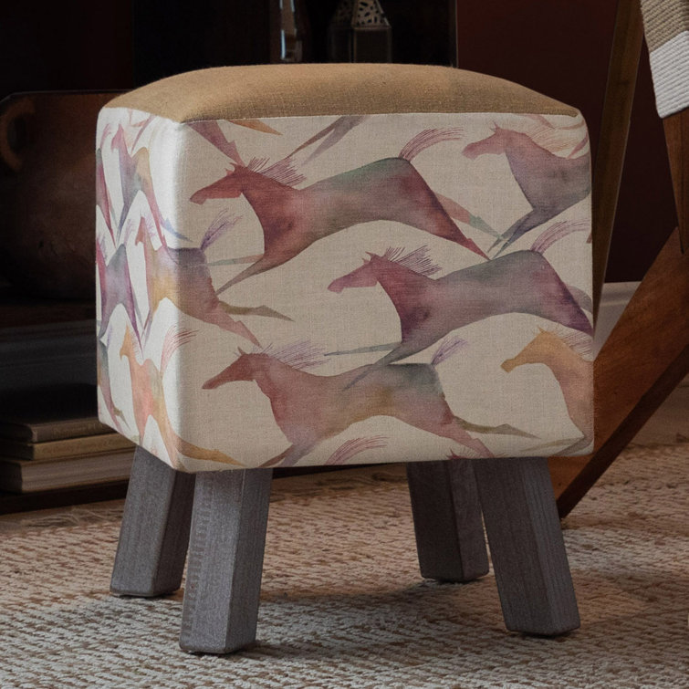 Voyage Maison Unfinished Solid + Manufactured Wood Accent Stool ...