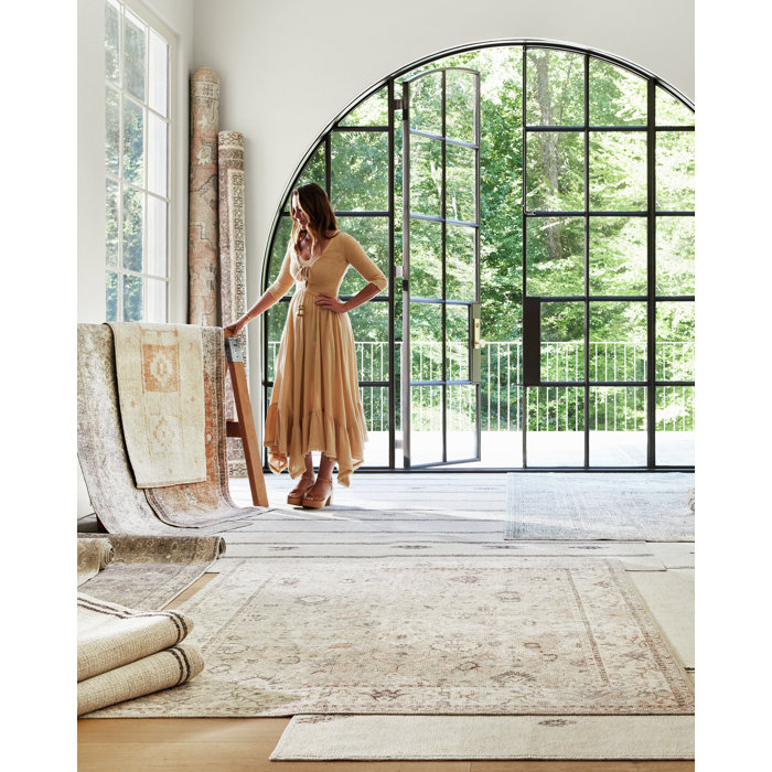 Becki Owens x Surya Solana Vintage Charcoal/Beige Area Rug & Reviews ...