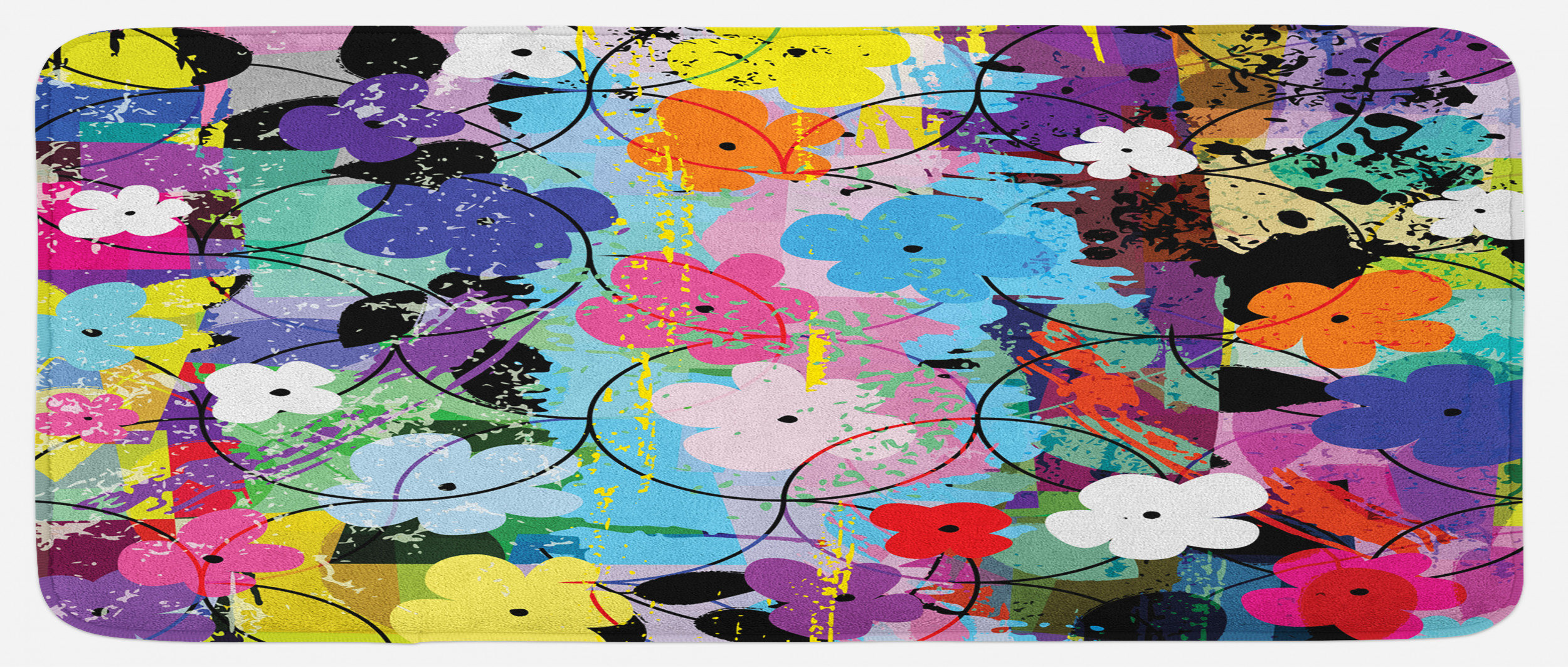 East Urban Home Colorful Kitchen Mat | Wayfair