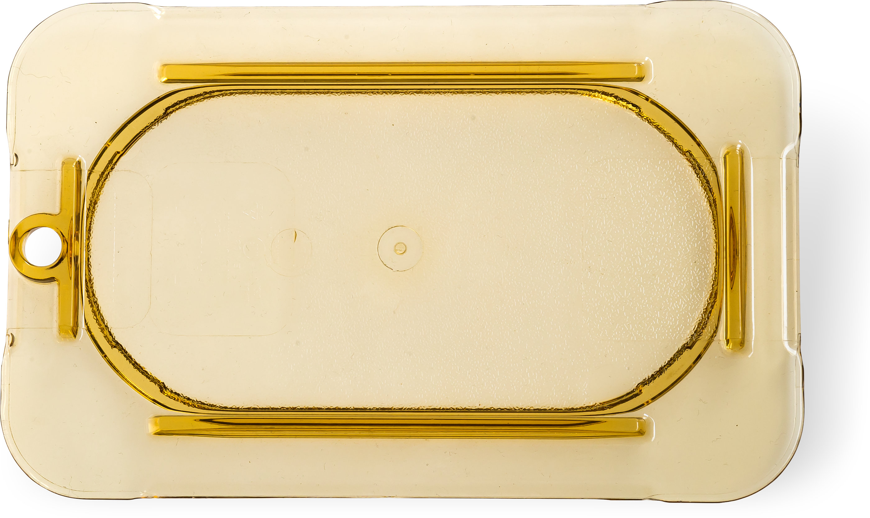 Carlisle Food Service Products Universal™ Yellow Rectangle Plastic Lid ...