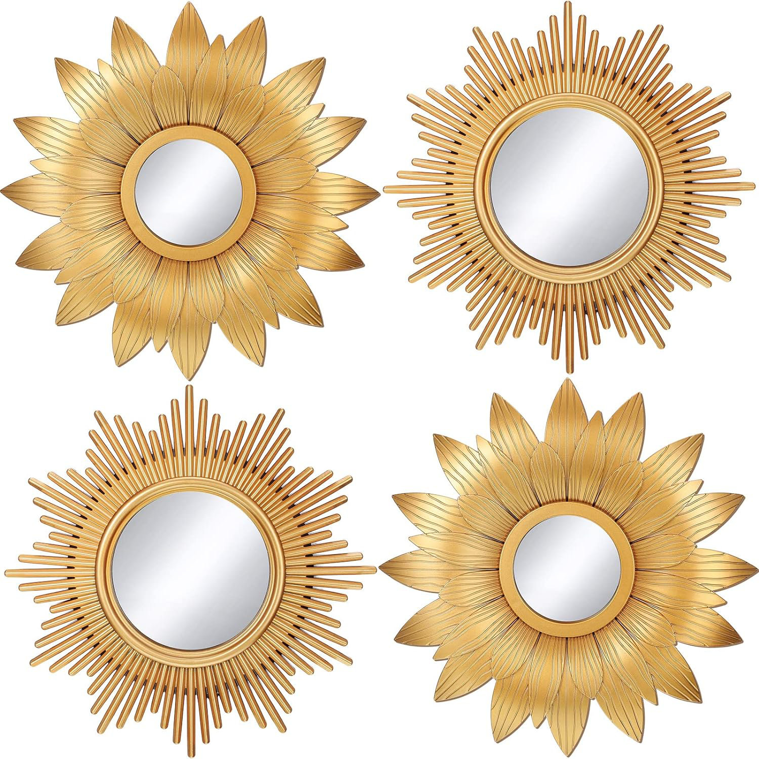 Everly Quinn Nadeer Metal Sunburst Mirror | Wayfair