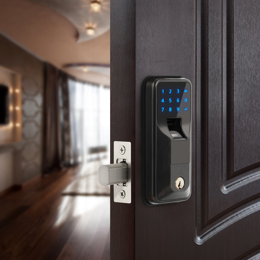 iMagic Touch Screen Deadbolt, Keyless Entry Deadbolt Lock, Electronic ...