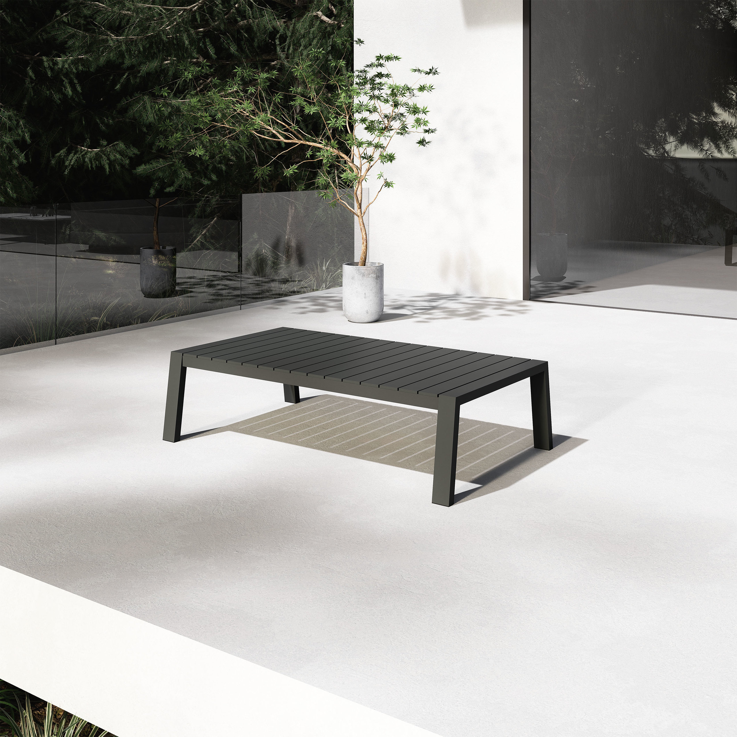 Pindall Aluminum Coffee Table | AllModern