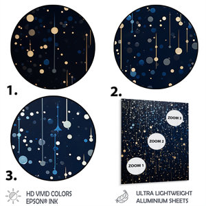 Ivy Bronx Indian Art Starry Night Sky 1 - Indian Art Metal Wall Art ...