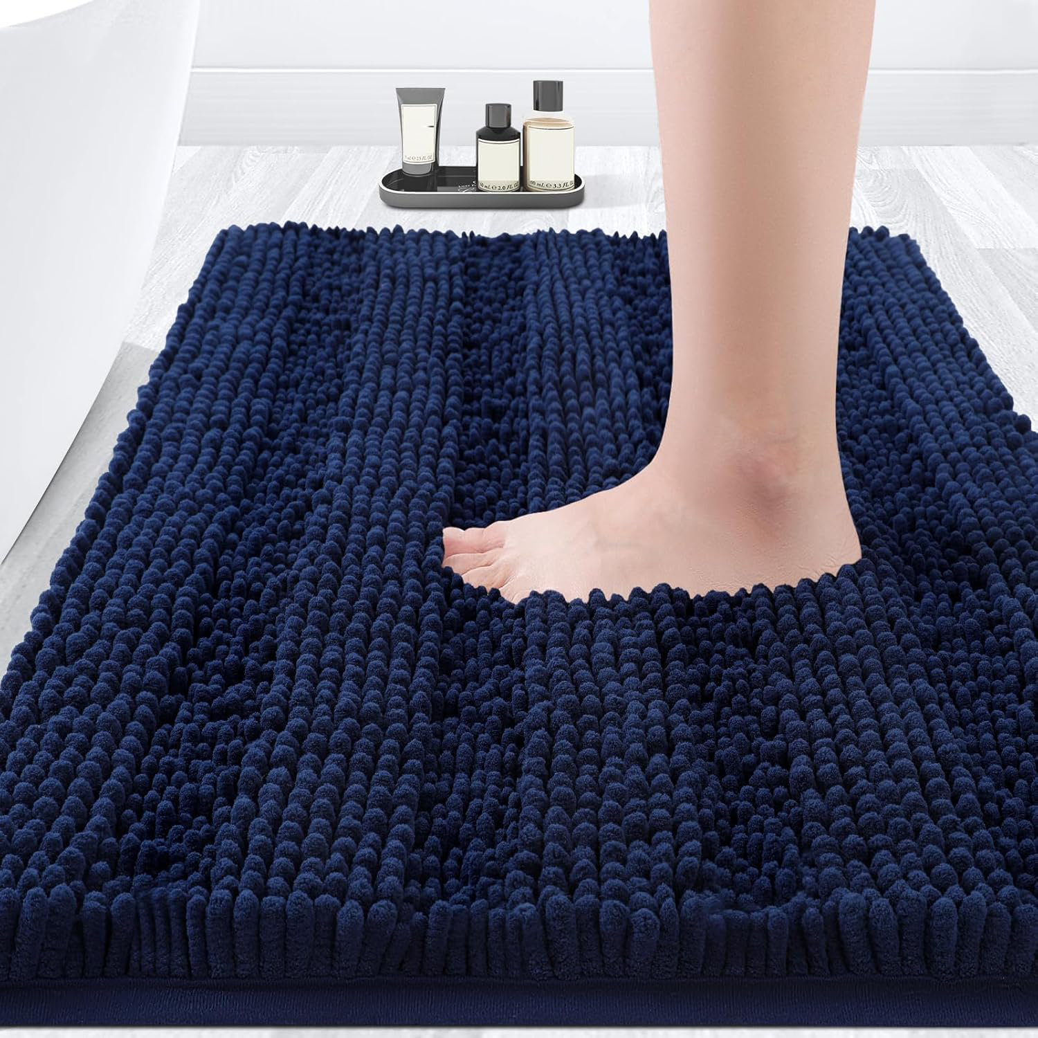 Latitude Run® Tangiers Chenille Bath Rug | Wayfair
