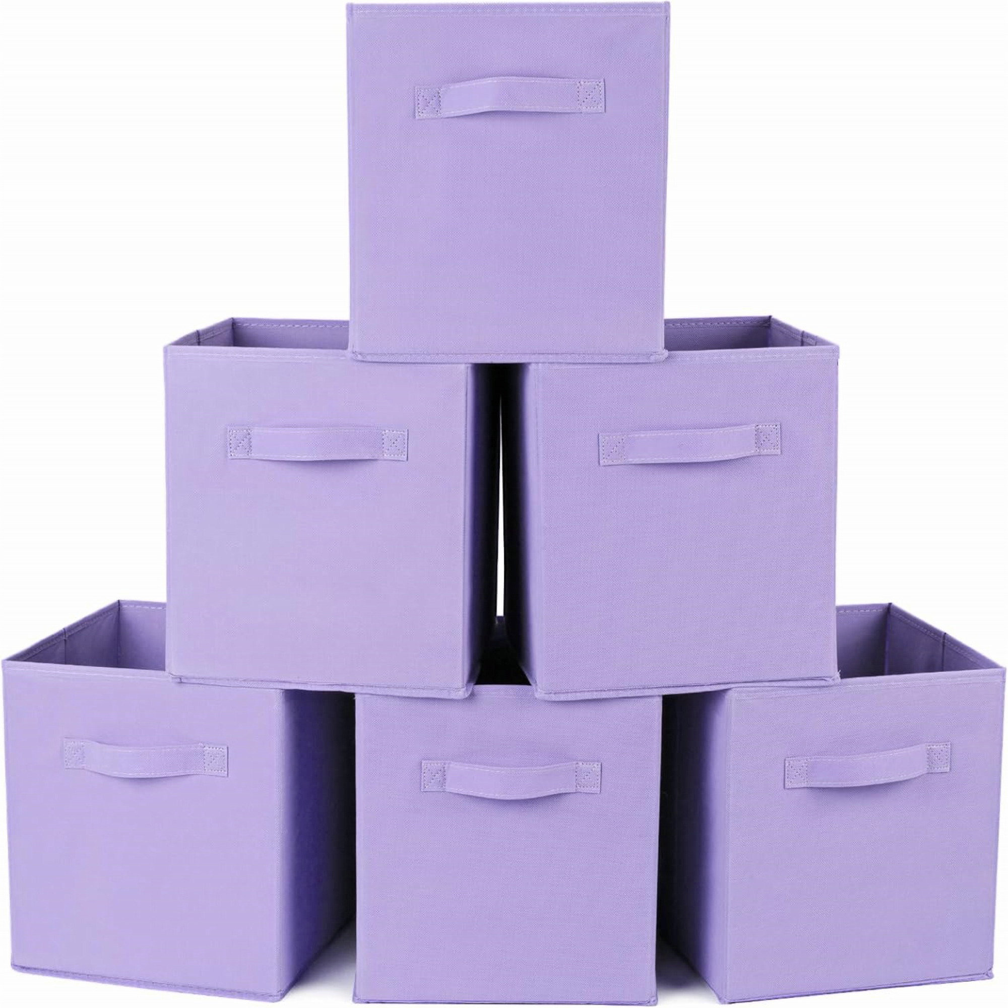 Latitude Run® Fabric Storage Bins 6 Pack 11 Inch Foldable Storage | Wayfair