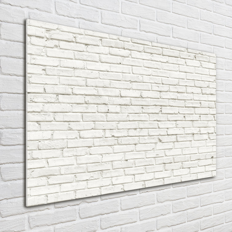 Williston Forge Brick Wall - No Frame Art Prints on Glass | Wayfair.co.uk