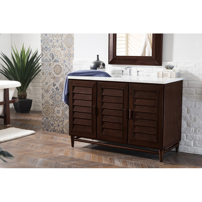 Winston Porter Broeder 48'' Single Bathroom Vanity with Stone Top ...