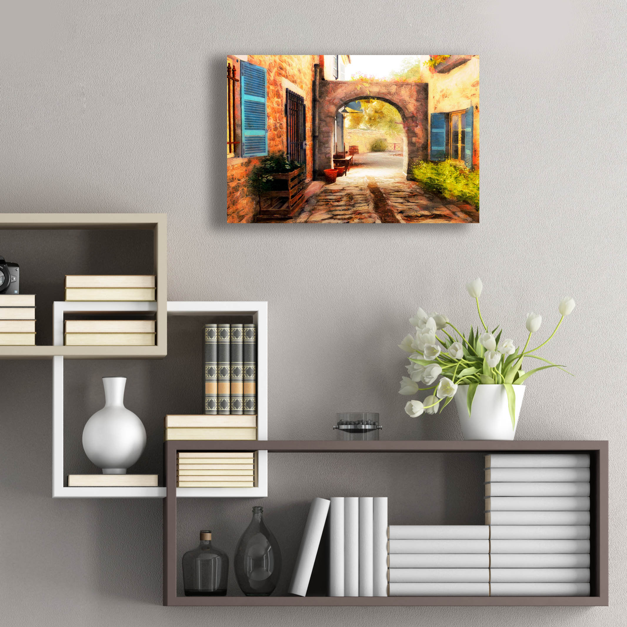 Winston Porter 'The Village Archway' by Alonzo Saunders Acrylic Glass ...