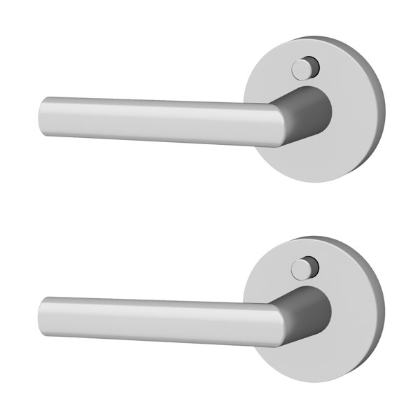 Okun Privacy Door Handle With Push Button 2 Pack | Wayfair