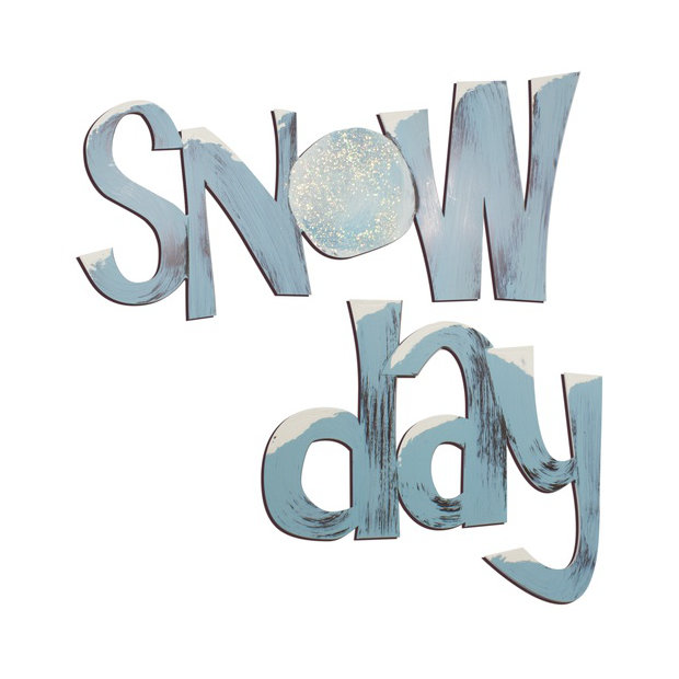 Letter2Word Snow Day by Sally Dailey Textual Art | Wayfair