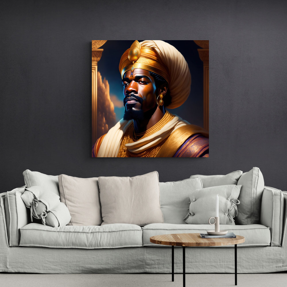 ATX Art Group LLC Andre 3000 by Stephen Chambers - Wrapped Canvas ...
