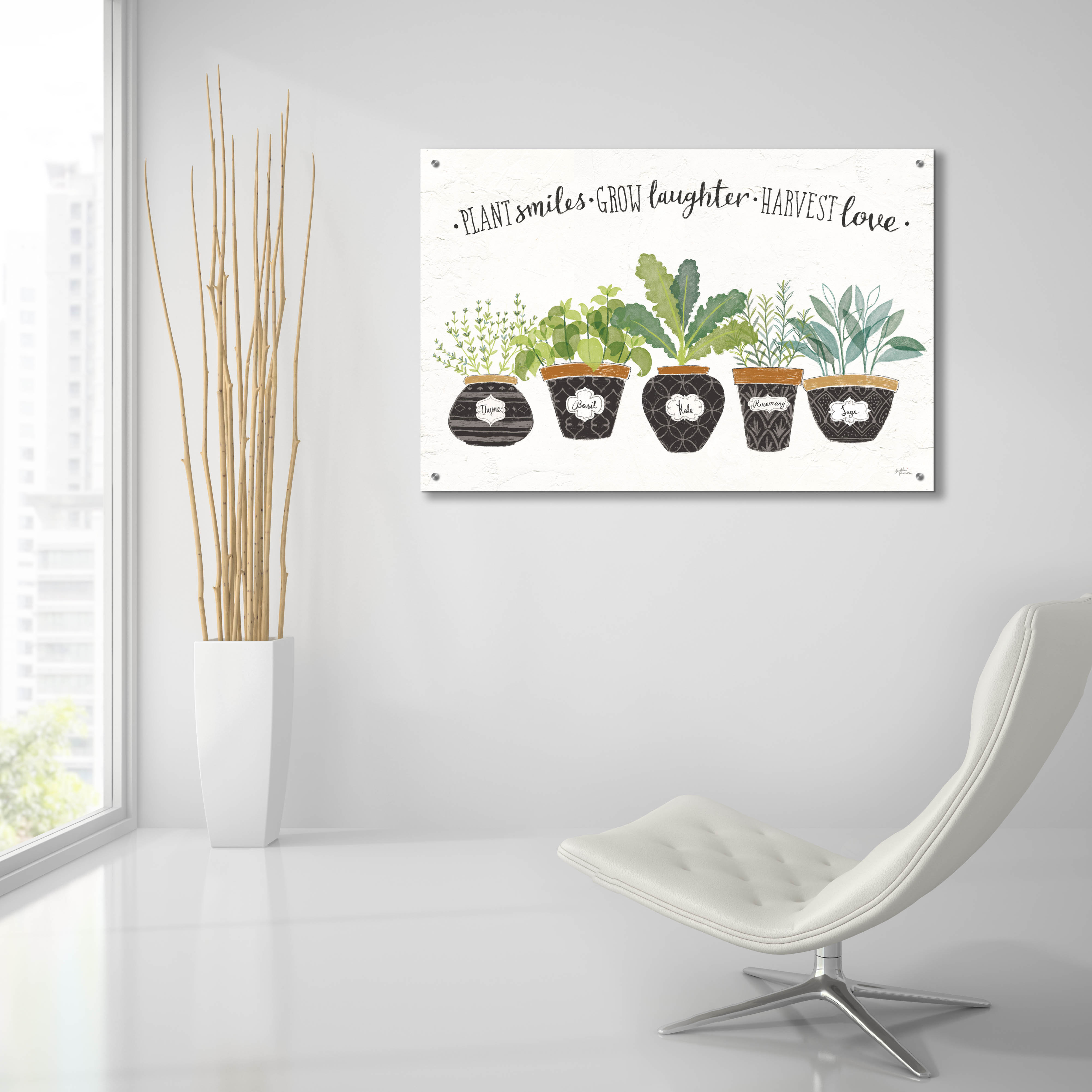 Gracie Oaks Fine Herbs 1' by Janelle Penner Acrylic Glass Wall Art ...