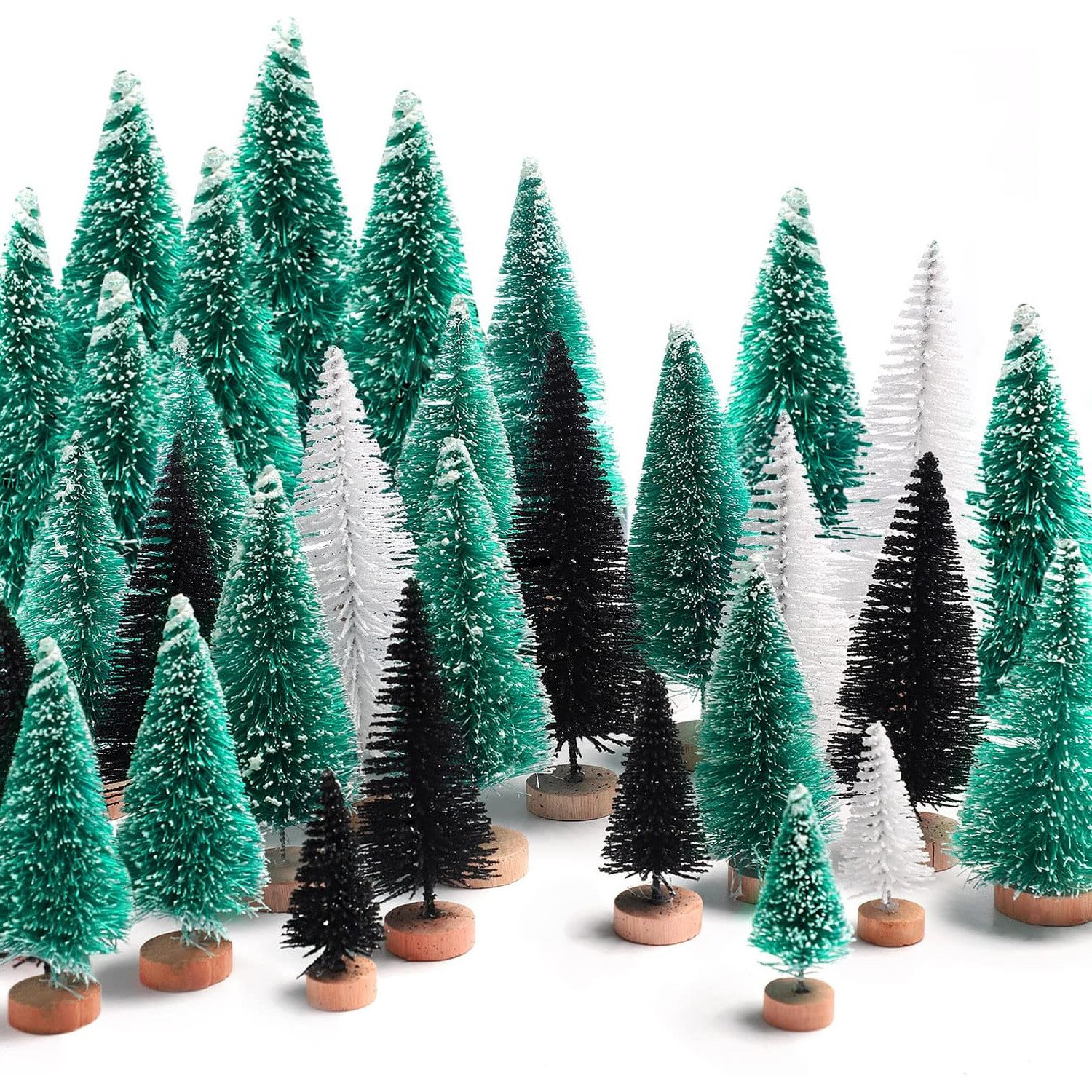 Winston Porter 30Pcs Mini Christmas Trees | Wayfair