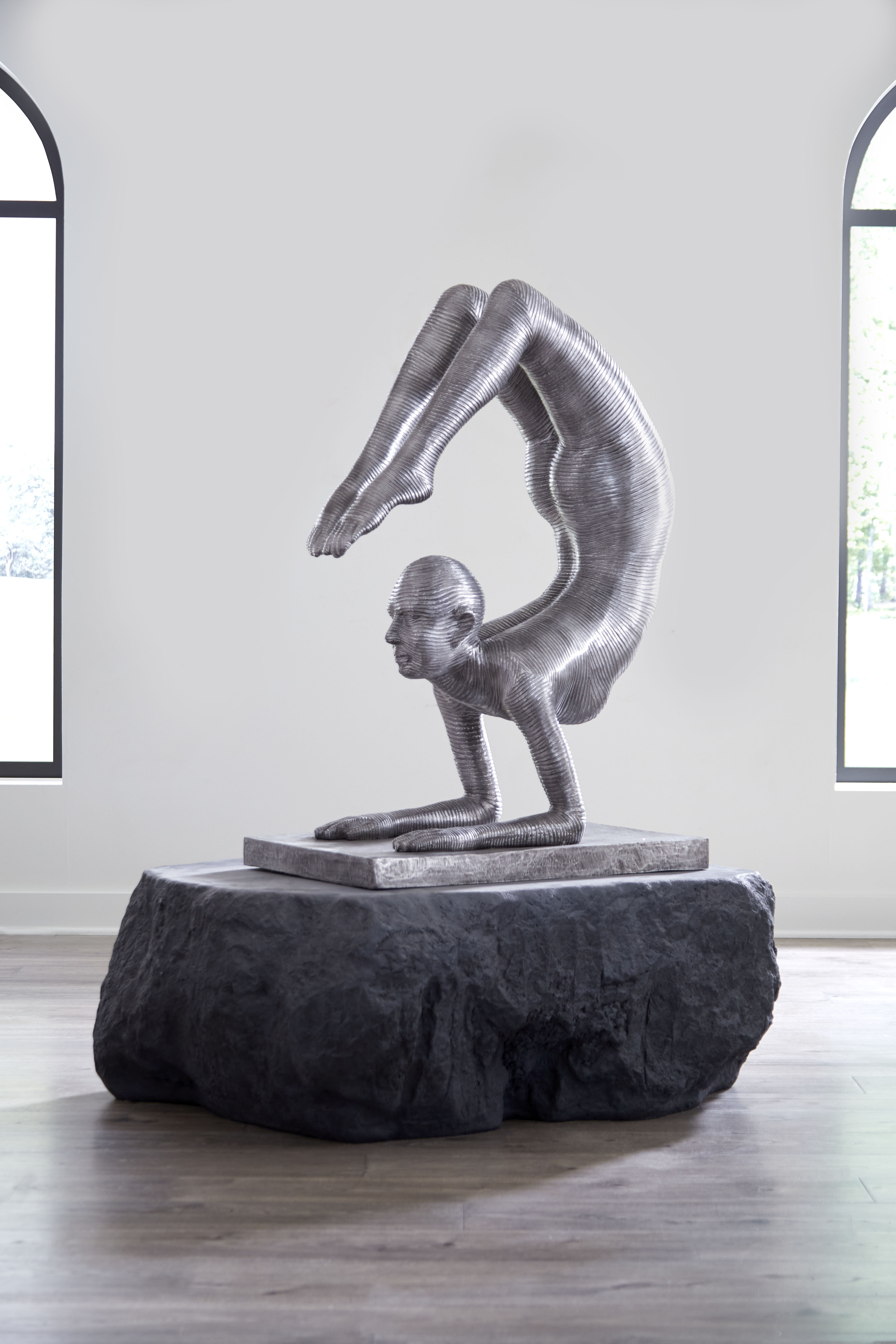 Phillips Collection Handstand Scorpion Statue, Aluminum | Wayfair