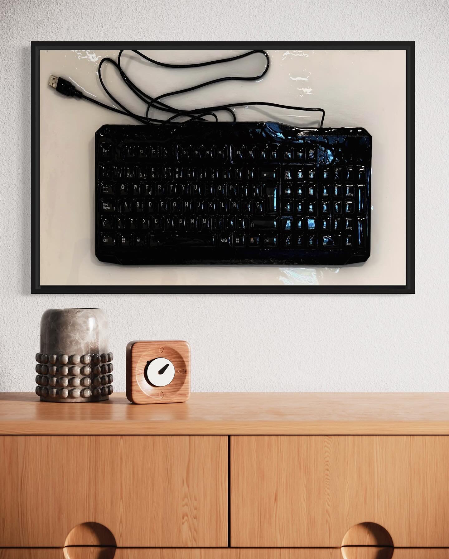 Latitude Run® Resin Keyboard Wall Art | Wayfair